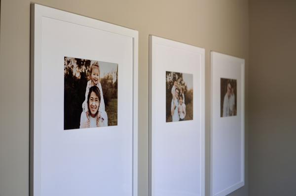 DIY Framebridge “Triptych” Frames - Stitches and Press